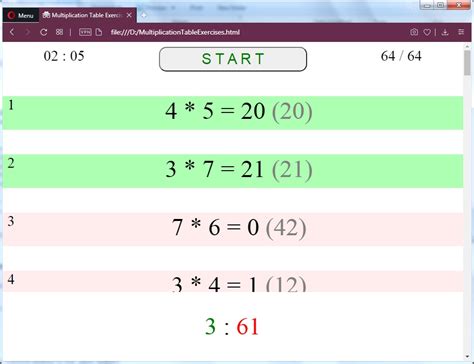 GitHub TelvanniChad MultiplicationTableExercises Multiplication Table Exercises