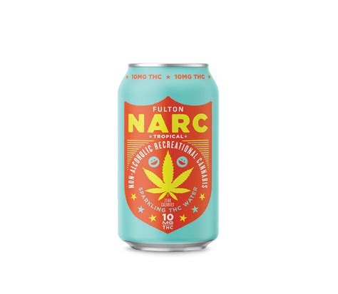 Fulton Narc 10mg Thc Seltzer Tropical Kota Botanics