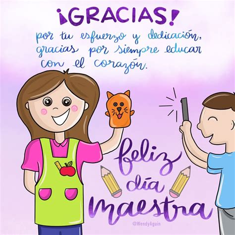 Feliz Día Maestra Día De Los Maestros Tarjeta De Feliz Día Del