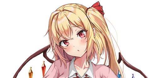 東方project Jkフランちゃん好感度高めな場合の立ち絵 天城桜🌸のイラスト Pixiv