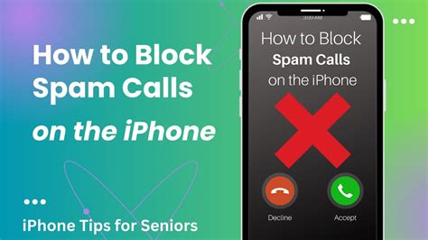 How To Block Spam Calls On The Iphone Youtube