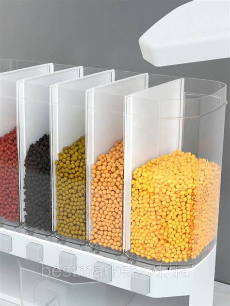 Купить Органайзер Емкость для Хранения Сыпучих Продуктов с Дозатором на ...