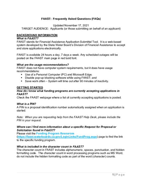 Fillable Online Faast Waterboards Ca FAA JOB APPLICATION FREQUENTLY