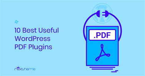 Best WordPress PDF Plugins 2024 RexTheme