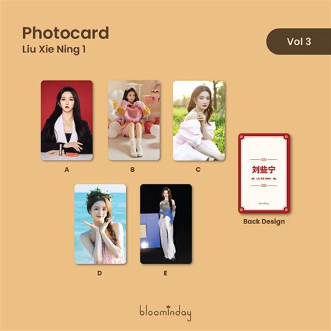 Jual Liu Xie Ning 1 Unofficial Photocard Shopee Indonesia