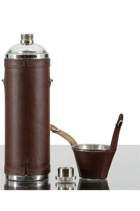 Macallan Flask In Leather Case Threshers