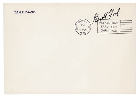 Gerald Ford Signed Free Frank As President Rr Auction