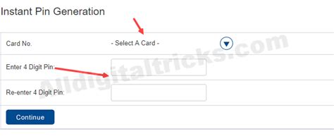 Hdfc Bank Debit Card Atm Pin Generation Online Alldigitaltricks