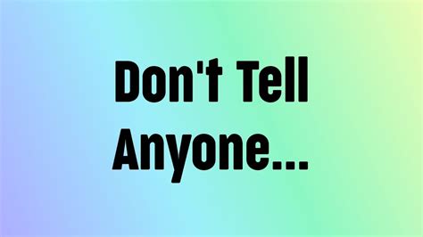 🌈god Message Today Dont Tell Anyone New Lord Jesus Christ