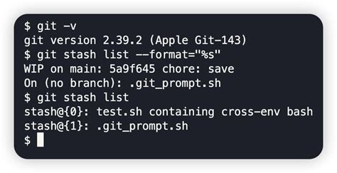 Bug Git Stash Store M Msg Commit Id Broken Format Issue Artrz Vscode Gitstash