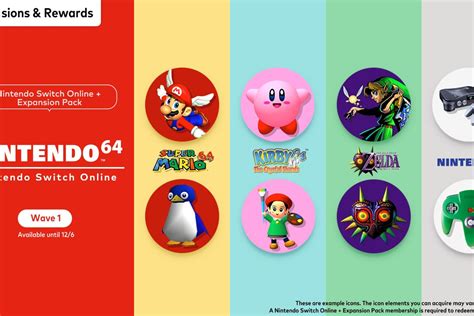 New N64 Themed Switch Profile Icons Available For Switch Online