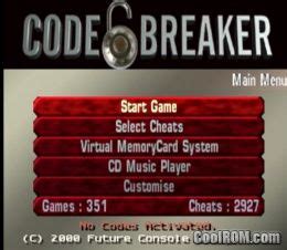 Code Breaker Unl ROM ISO Download For Sony Playstation PSX CoolROM Com
