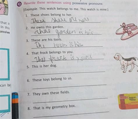 Q Rewrite These Sentences Using Possessive StudyX