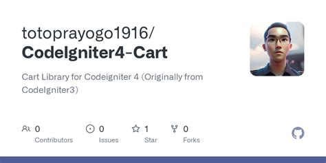 Github Totoprayogo1916codeigniter4 Cart Cart Library For