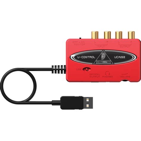 Behringer U Control Uca222 Usb Audio Interface Ex Demo At Gear4music