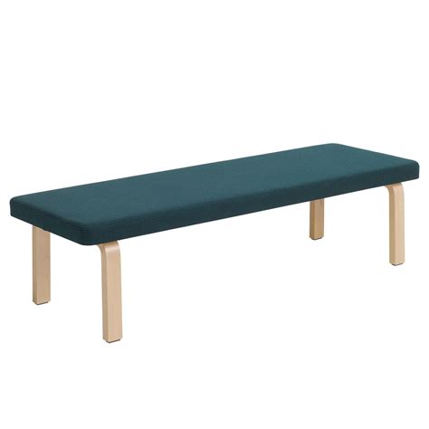 Artek Alvar Aalto Bench 167 Upholstered Seat W Birch Legs Made In