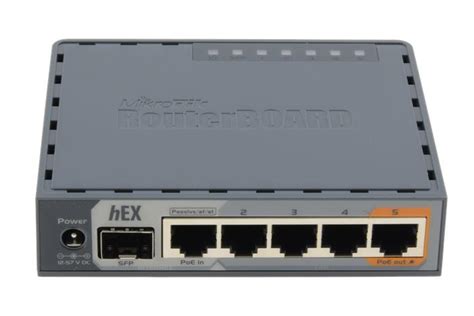 MikroTik hEX S RB iGS Cyberbajt Wireless Światłowody MikroTik Ubiquiti Anteny WiFi