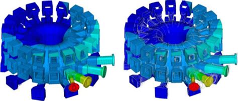 first horizontal mode detailed model left and substructuring model