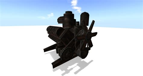 Second Life Marketplace Old Diesel Engine V4 Mesh