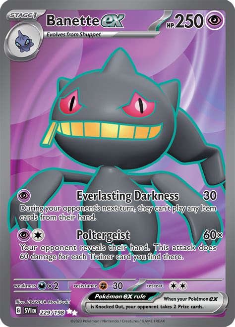 Banette Ex Scarlet And Violet 88 Bulbapedia The Community Driven