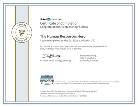 Reeta Manoj Phullara On Linkedin Certificate Of Completion