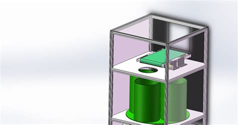 垃圾分类装置三维sw模型zip知享网