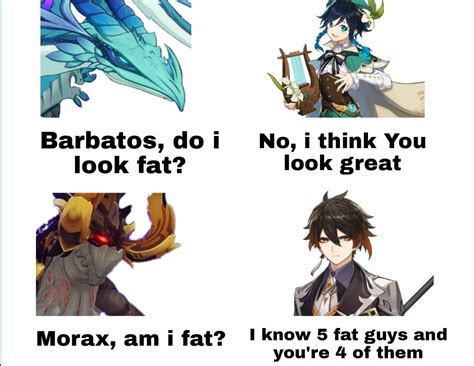 Barbatos Do I Look Fat Genshin Impact Know Your Meme