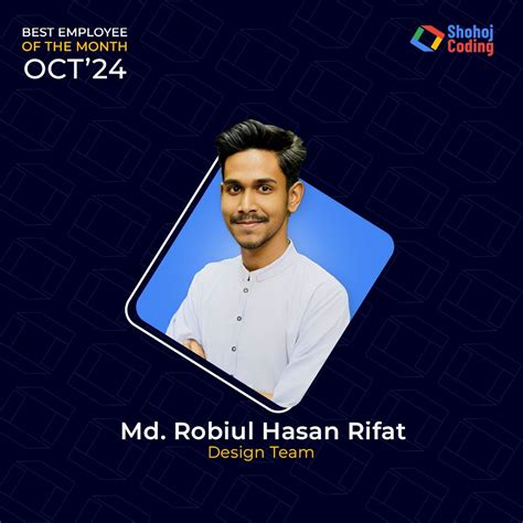 Shohoj Coding On Linkedin Employeeofthemonth Shohojcoding