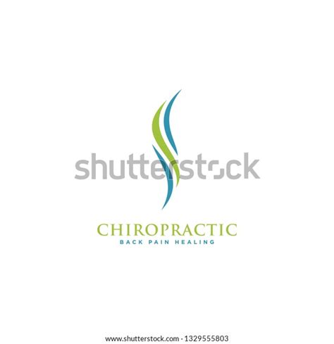 Chiropractic Logo Design Spine Logo Template Spinal Icon Backbone