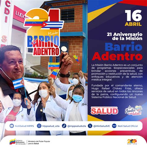 Misión Barrio Adentro 21 Años De Logros Mpps