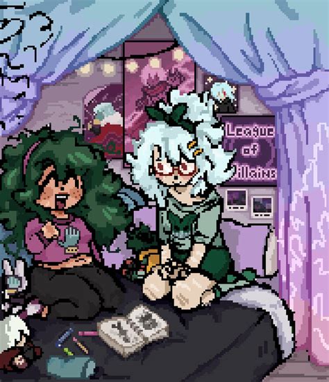 Nerd Girl Sleepover by Pixel-chan-doodles on DeviantArt