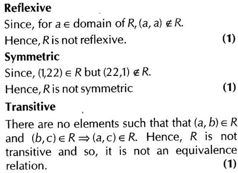 Important Questions For Cbse Class 12 Maths Concept Of Relation And