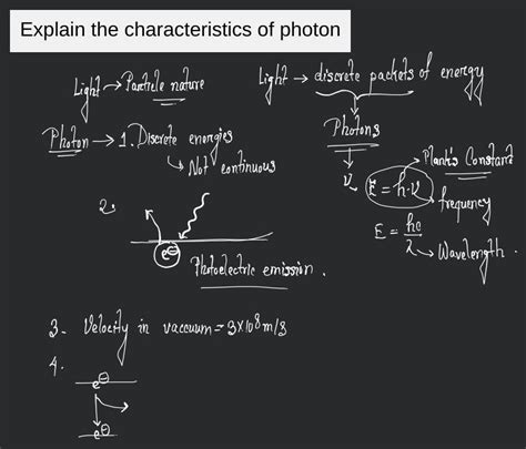 Explain The Characteristics Of Photon Filo