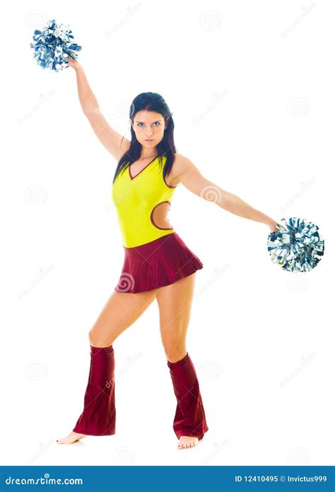Cheerleader Stock Image Image Of Female People Beautiful 12410495