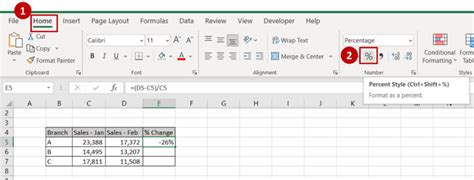how to calculate percentage decrease in excel spreadcheaters