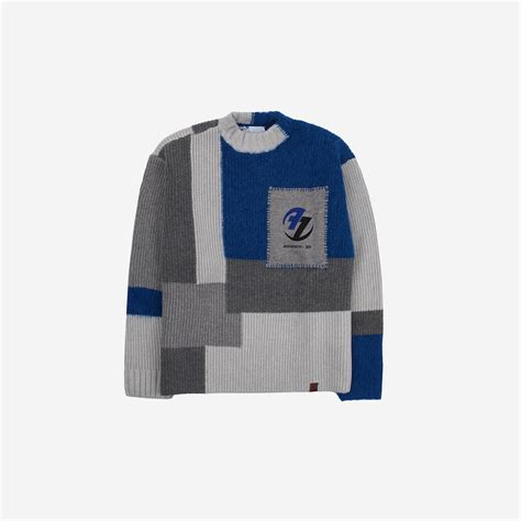 자라 X 아더에러 패치워크 오버사이즈 니트 스웨터 멀티컬러 Kream