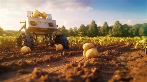 premium ai image harvesting robot with automatically detecting of the