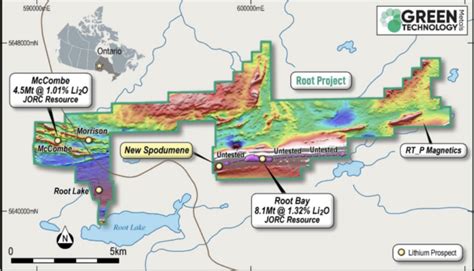 Green Technology Metals Finds High Grade Lithium Assay Results In Ontario Mugglehead