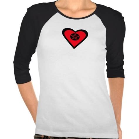 My Pagan Heart With Pentacle Wiccan T Shirt Womens Shirts Shirts