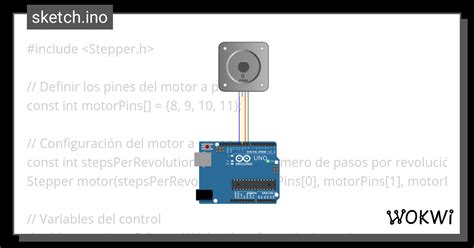 Stepper Control Wokwi Esp32 Stm32 Arduino Simulator