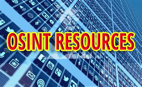Osint Resources