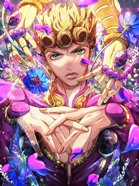 Giorno Giovanna And Gold Experience Jojo No Kimyou Na Bouken And 1