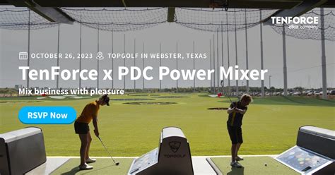 Tenforce On Linkedin Join Us At The Tenforce X Pdc Houston Power Mixer Event