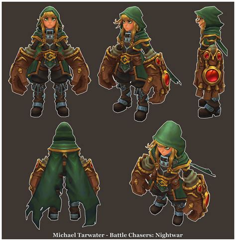 Artstation Battle Chasers Nightwar Michael Tarwater Gully