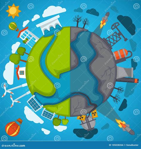 Poster On Save Earth From Pollution