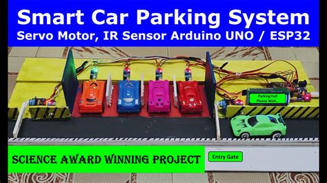 Smart Ir Based Parking System Using Esp32 Servo Motor I2c Lcd
