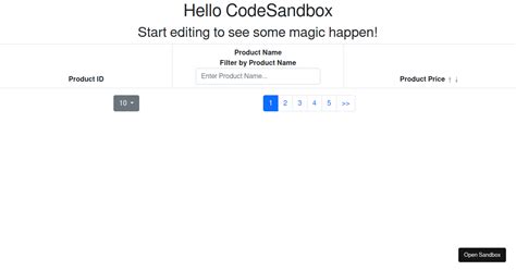 Old Grid Codesandbox