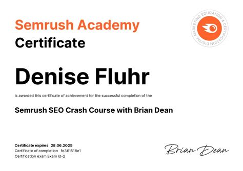 Semrush Seo Crash Course With Brian Dean Denise Borchardt