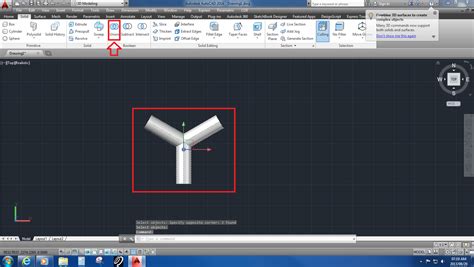 A 3 Join Pipe Design In Autocad Grabcad Tutorials