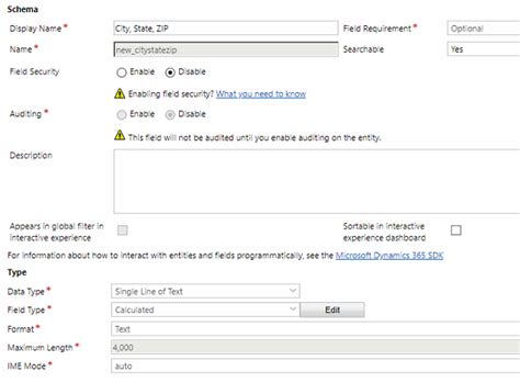 A Compact Quick View Form For An Address We Dynamics 365